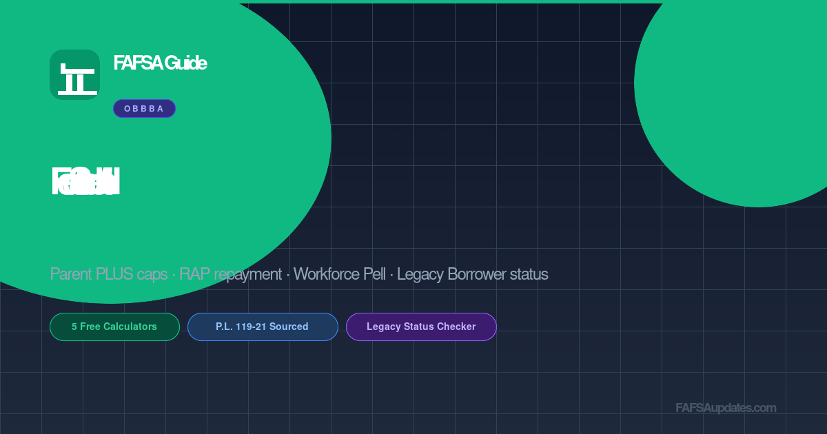 FAFSA Legacy Borrower Status: The Complete 2026 Guide — FAFSA Guide 2026